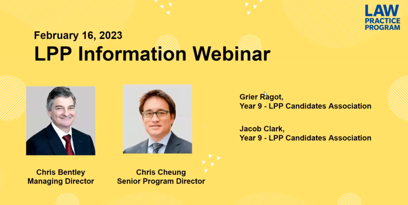 February 16 2023 LPP Information Webinars Recording Law Practice